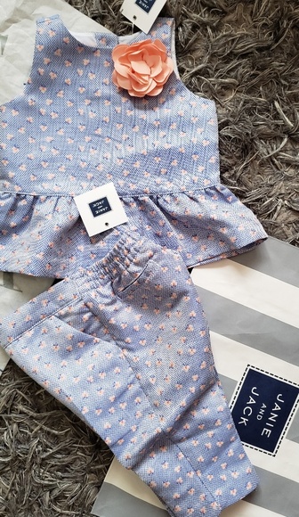 Janie and Jack | Matching Sets | Nwt Janie Jack Jacquard Set Pant And ...